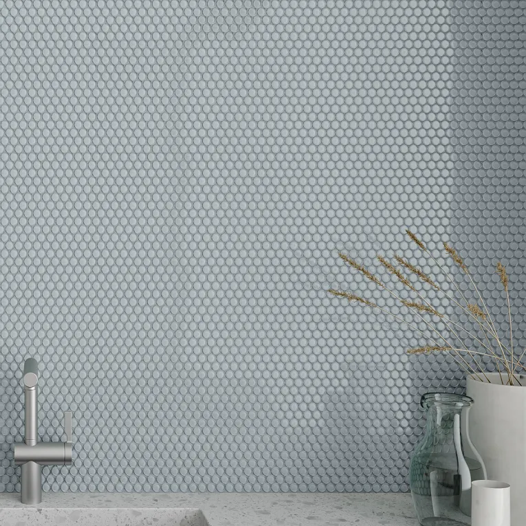 ceramic fishscale tile in cloud